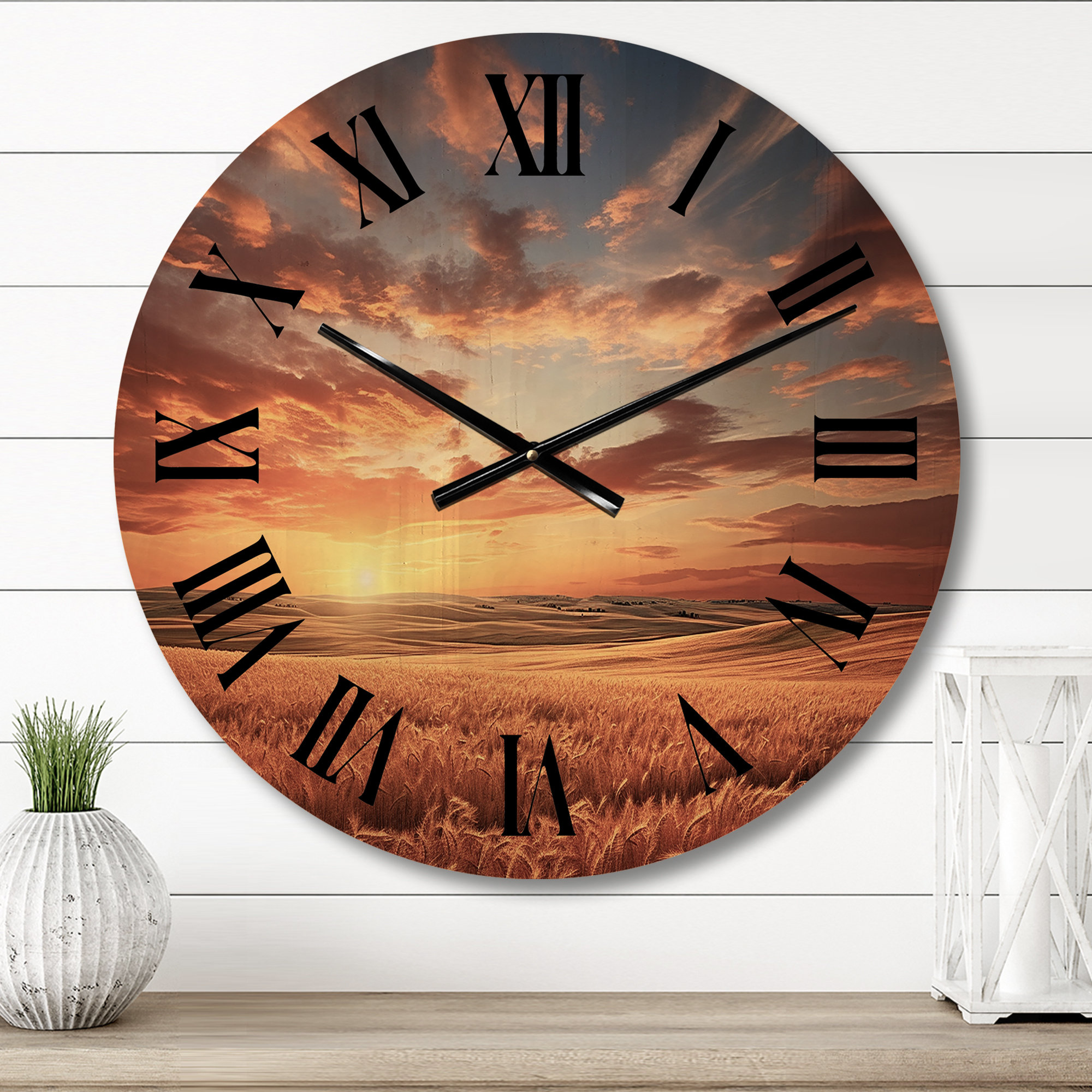 East Urban Home Scenic Sky on Golden Horizon I - Landscapes Oversized ...