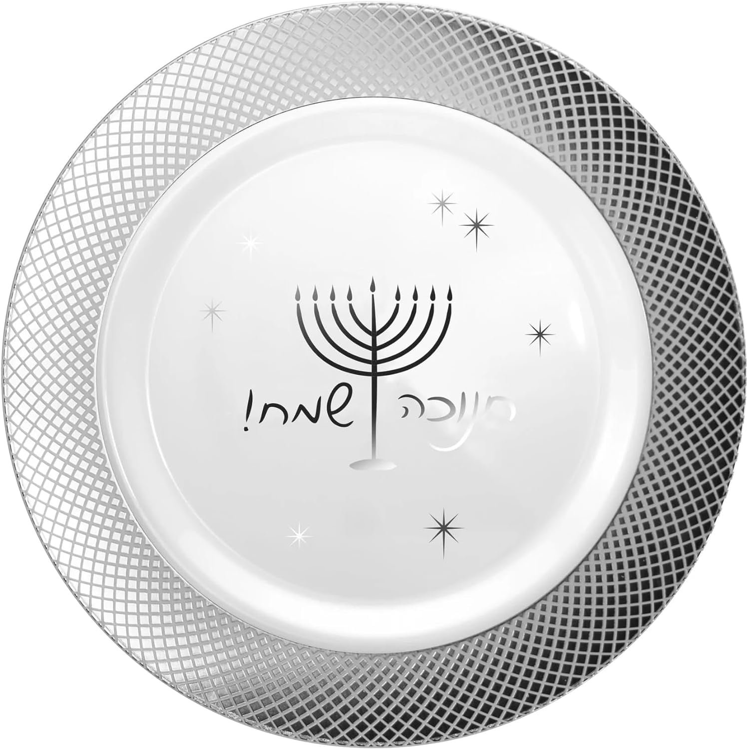 EcoQuality Disposable Plastic Hanukkah Dinner Plate | Wayfair