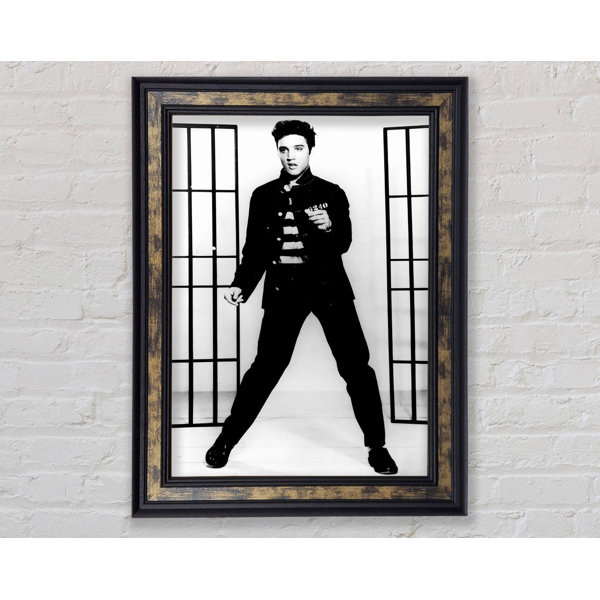 Bright Star Elvis Presley Jail House Rock - Single Picture Frame Art ...