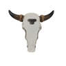 De Leon Collections Distressed Tooled Leather Cow Bull Skull with Star ...