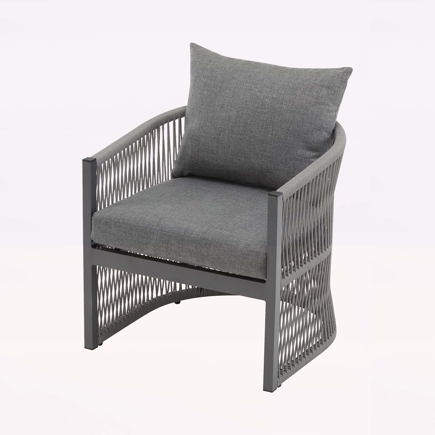 Lark Manor™ Chic Curved Aluminum Lounge Chair | Wayfair