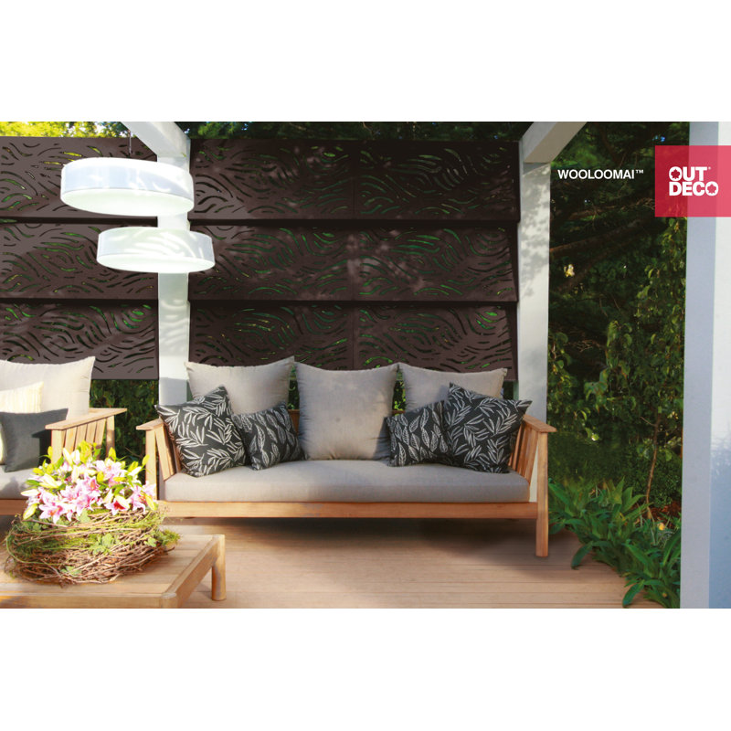 OUTDECO 48'' H x 24'' W Brown Composite Fencing & Reviews | Wayfair