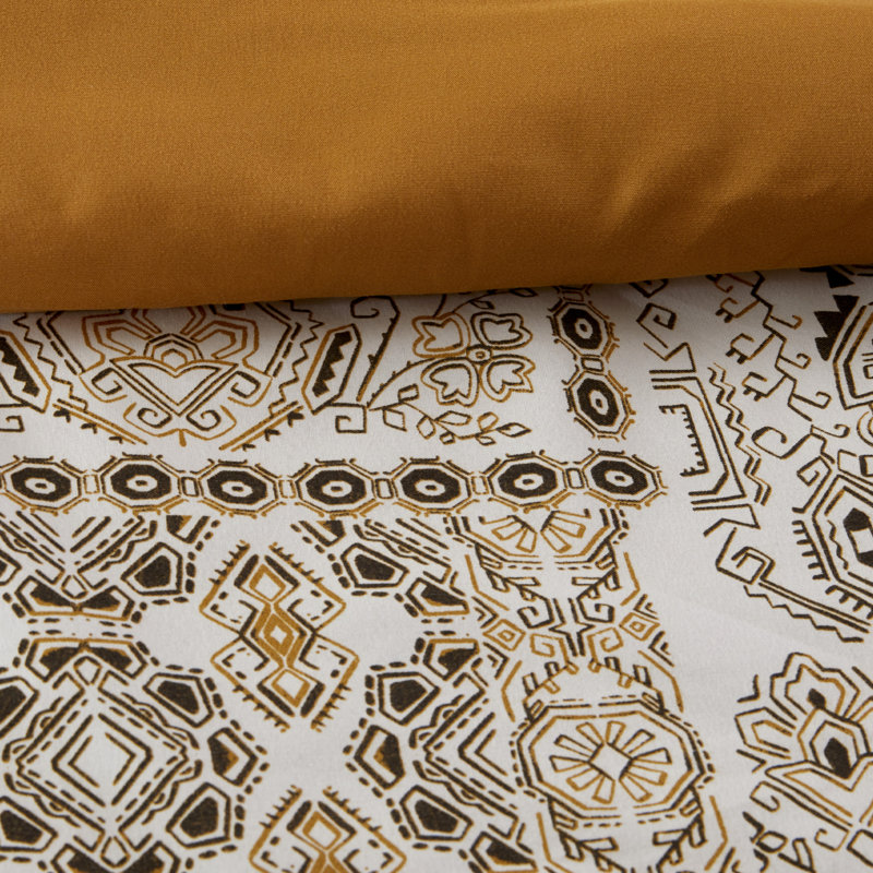 Modern Threads - Isla Collection Comforter Set - Reversible Microfiber ...