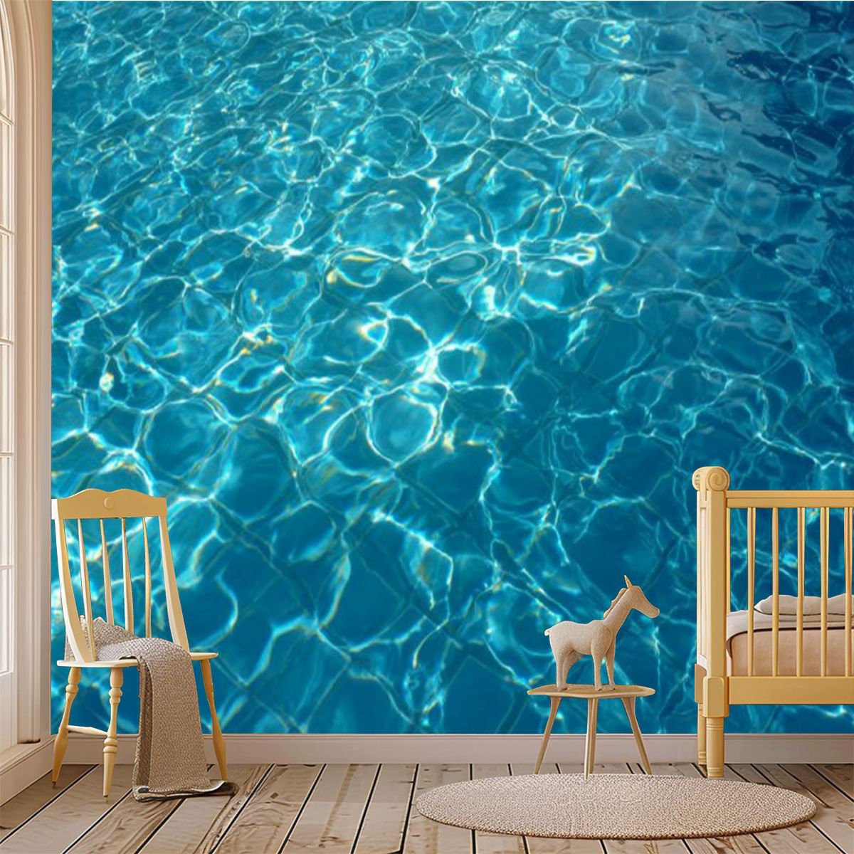 Dovecove Peel and Stick Wallpaper Wall Mural Abstract Water Surface ...