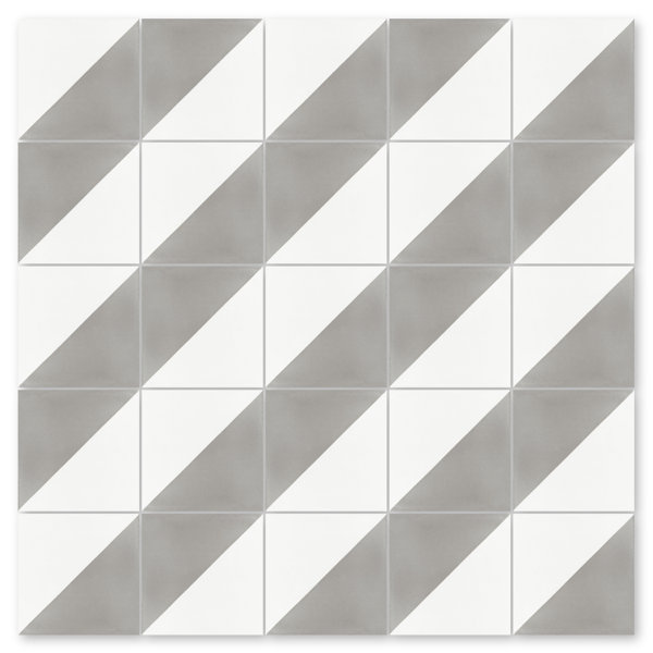 Villa Lagoon Tile Man Overboard 8" x 8" Cement Wall & Floor Tile | Wayfair