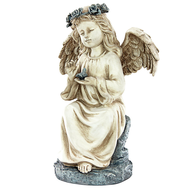 Design Toscano Spirit of Goodwill Angel Garden Statue & Reviews | Wayfair