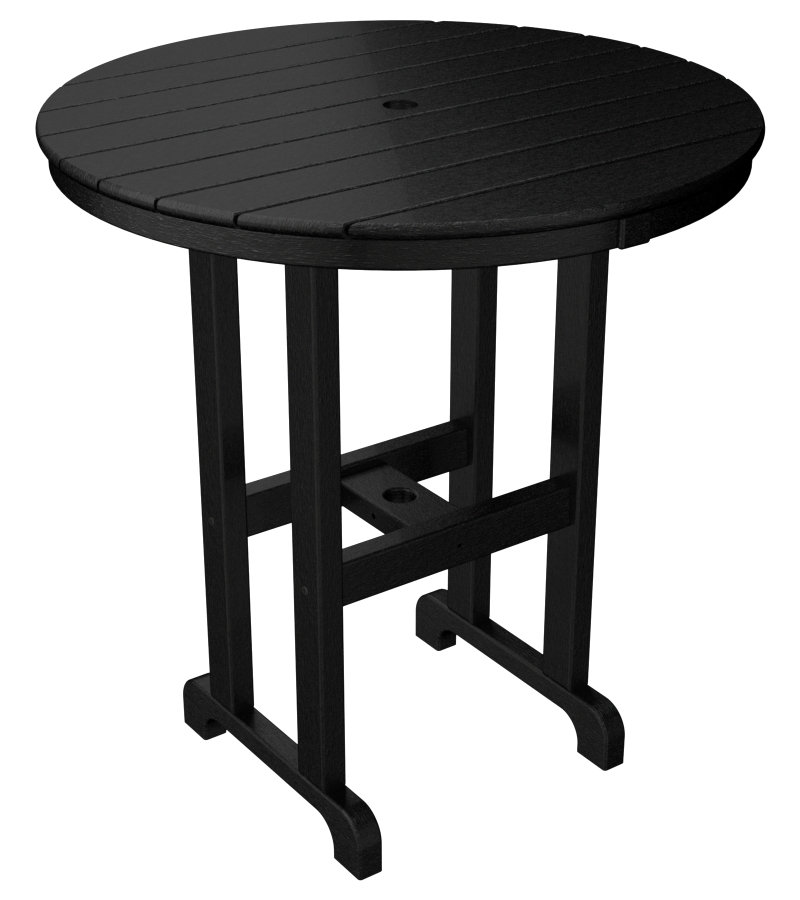 POLYWOOD® POLYWOOD Round Farmhouse Counter Table & Reviews | Wayfair