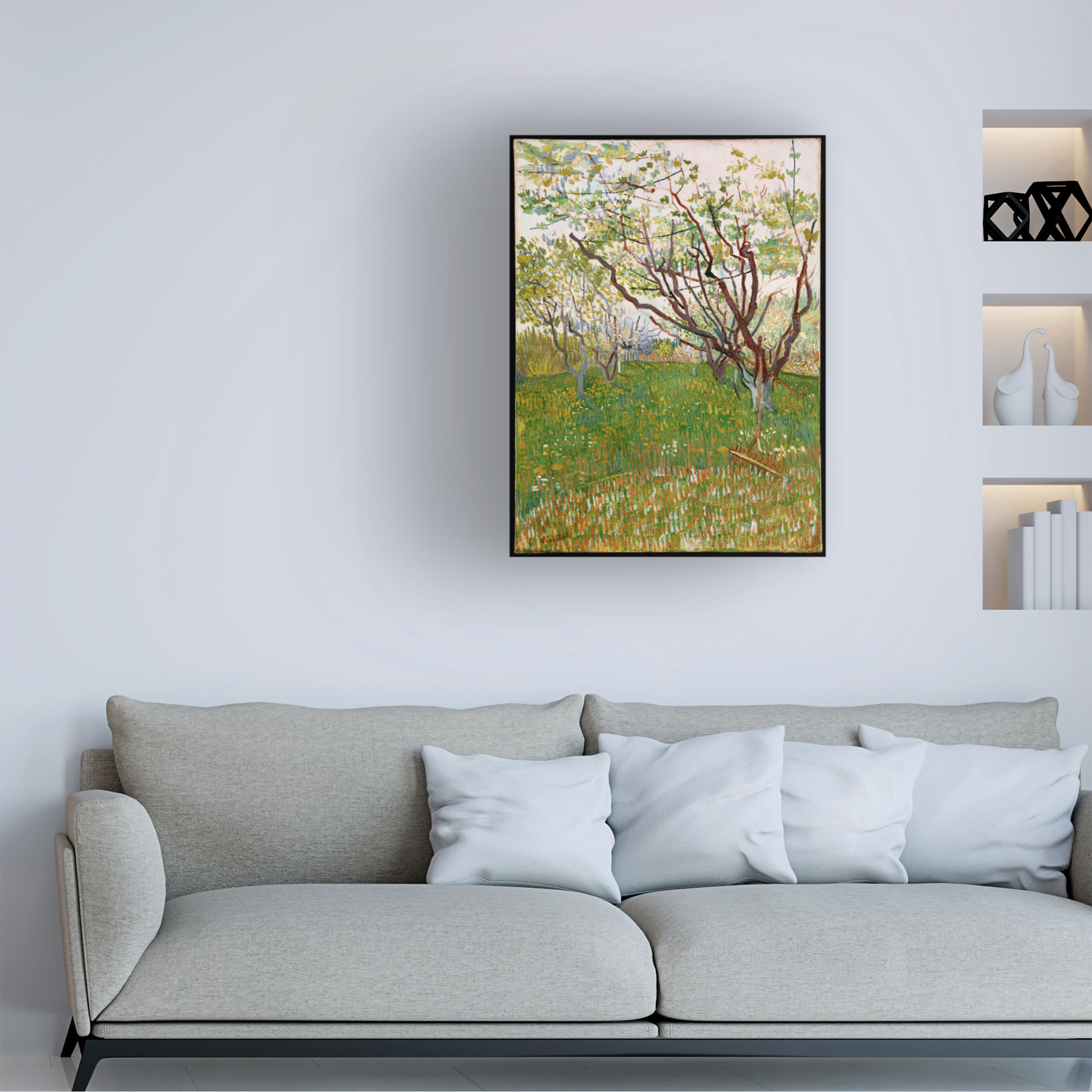 Winston Porter Landscape Cherry Tree On Canvas by Vincent Van Gogh ...