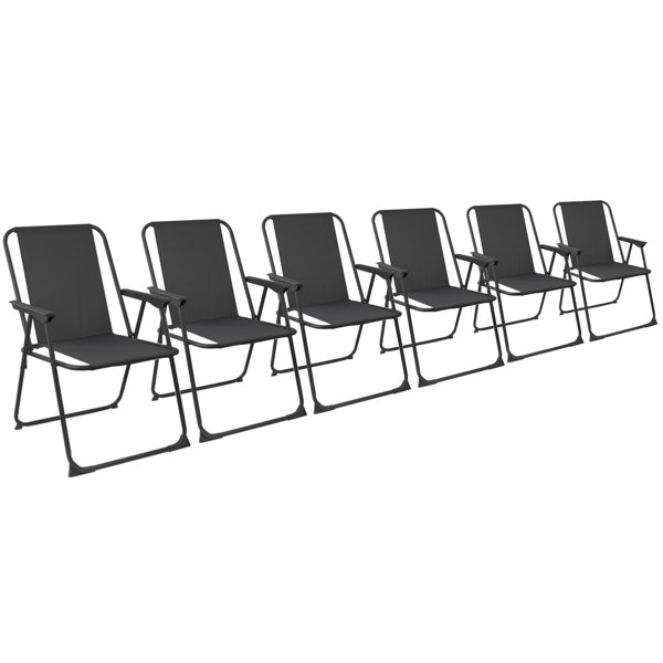 Harbour Housewares Folding Metal Beach Chairs | Wayfair.co.uk