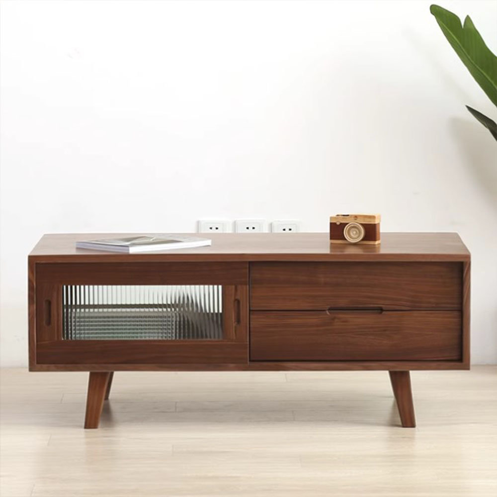 jessica Walnut Rectangular Tea Table Coffee Table | Wayfair