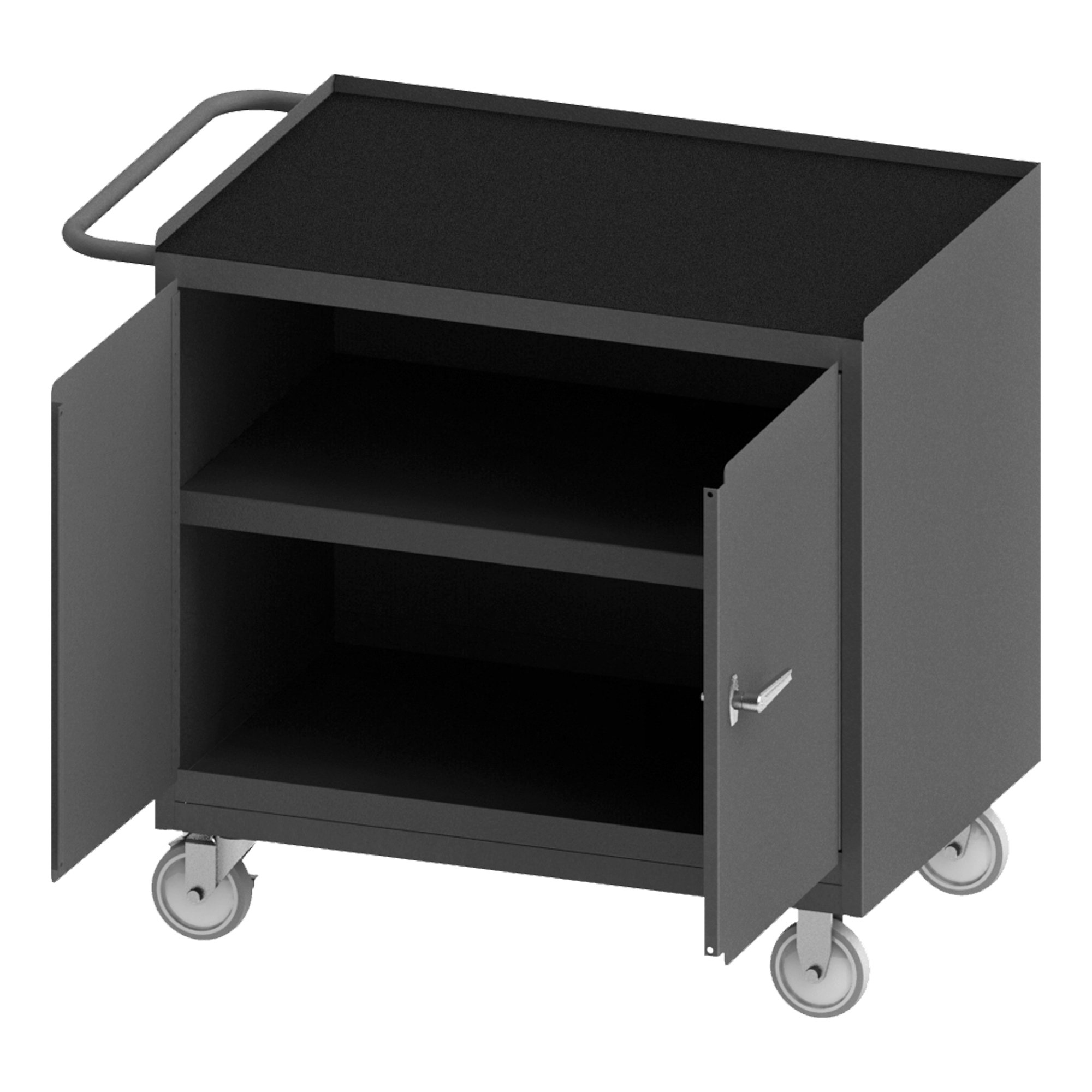 WFX Utility™ Cache 36" H x 42" W x 24" D Mobile Bench Storage Cabinet ...