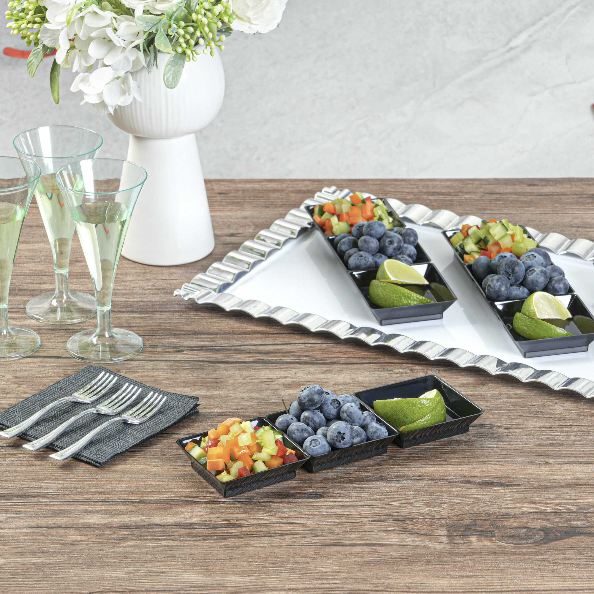 Restaurantware Terzetto Mini Plate (100 Count) - Wayfair Canada