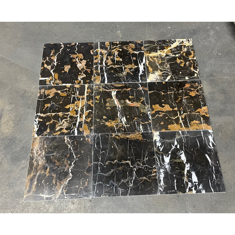 Tileville Michael Angelo 18" x 18" Marble Natural Stone Singular Tile ...