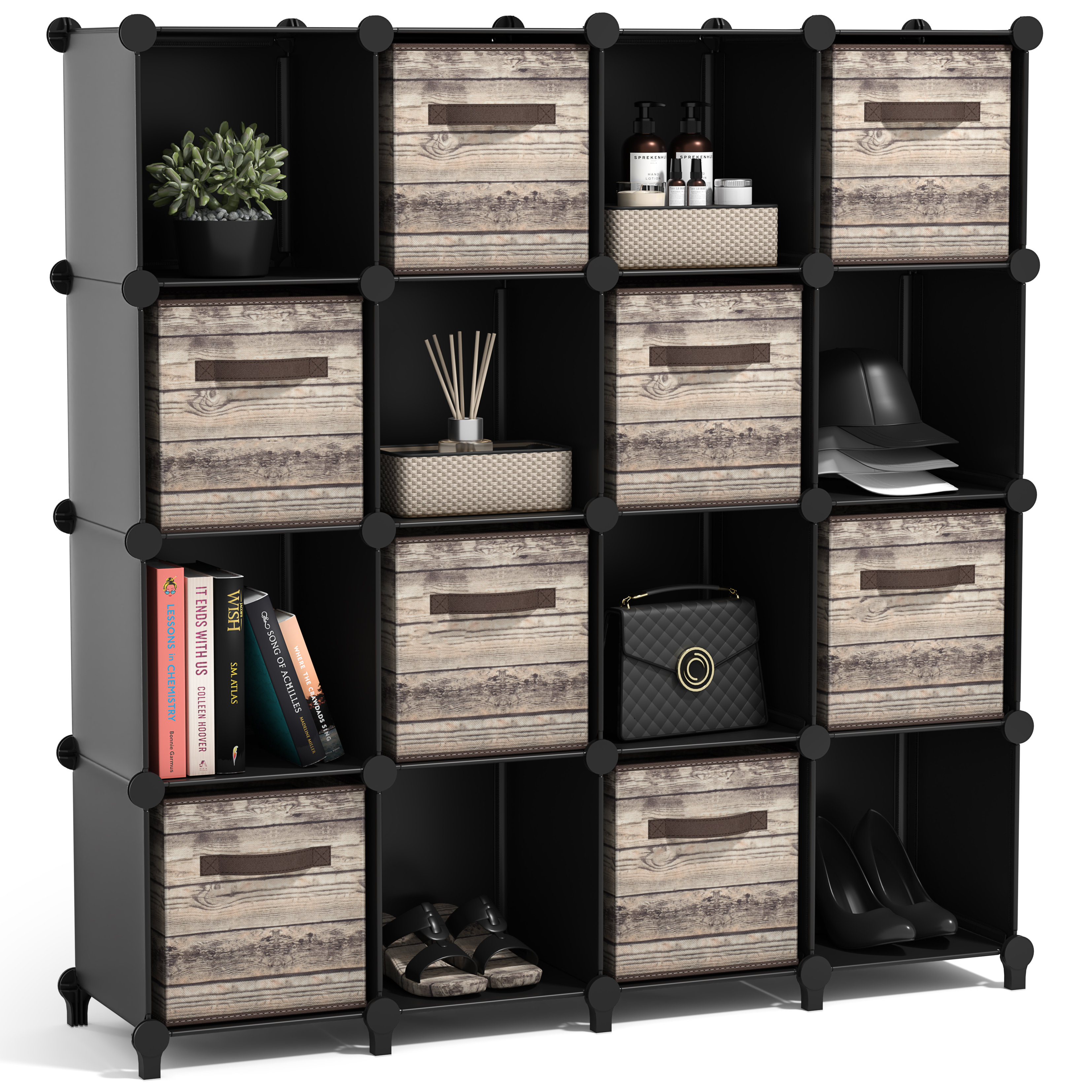 Sorbus Cube Storage Organizer – Waterproof Cubby Shelf for Closet, Toys ...