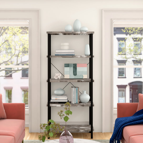 Foundstone™ Josef Etagere Bookcase - Wayfair Canada