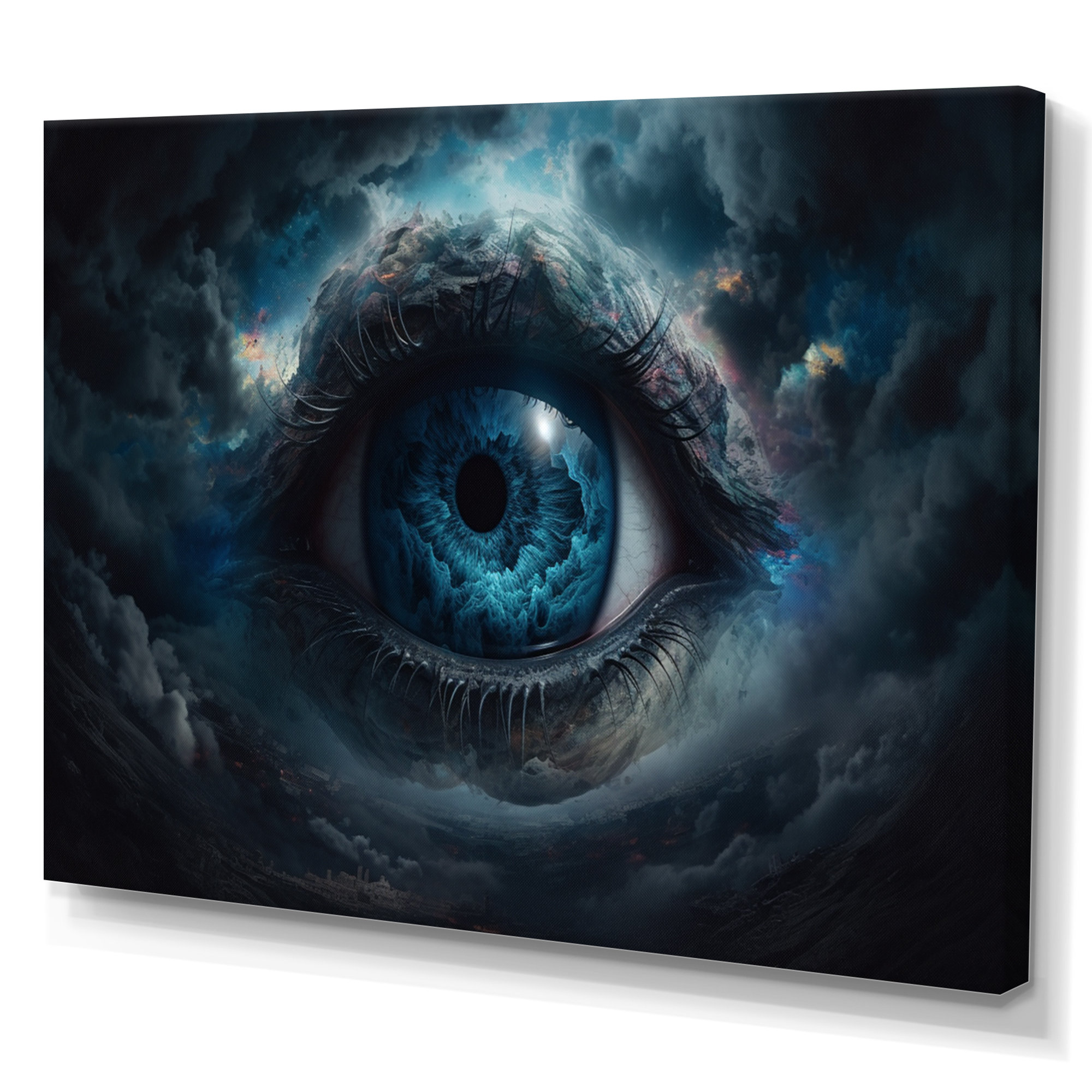Trinx Eye Of The Storm On Canvas Print | Wayfair