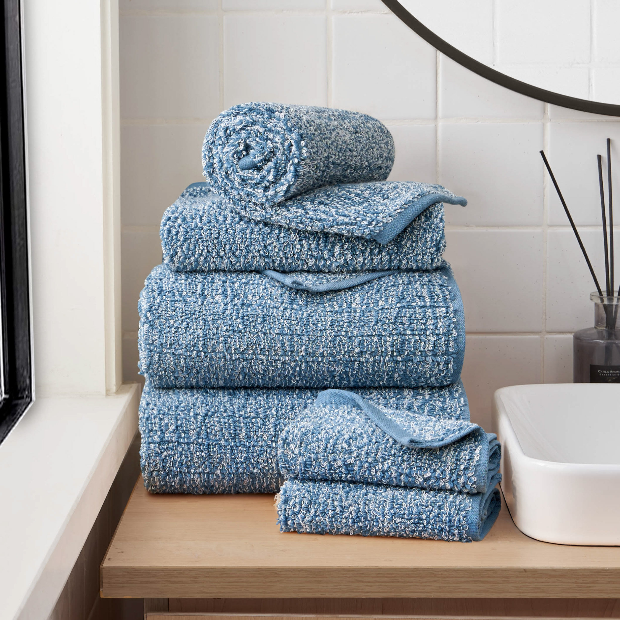 Lucky Brand Luxurious Boucle 6 Piece Premium Bath Towel Set & Reviews ...