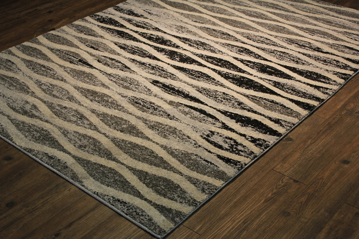 Brayden Studio® Andrew Gray/Tan Area Rug | Wayfair