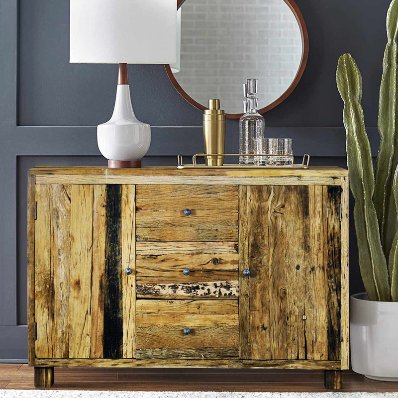 Far Pavilions Ranch Style Rustic Aged Rail Road Ties Repurposed Teak ...