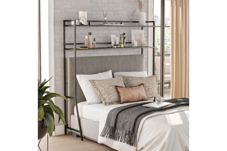 20 Ways to Use Shelving Over Your Bed | Wayfair