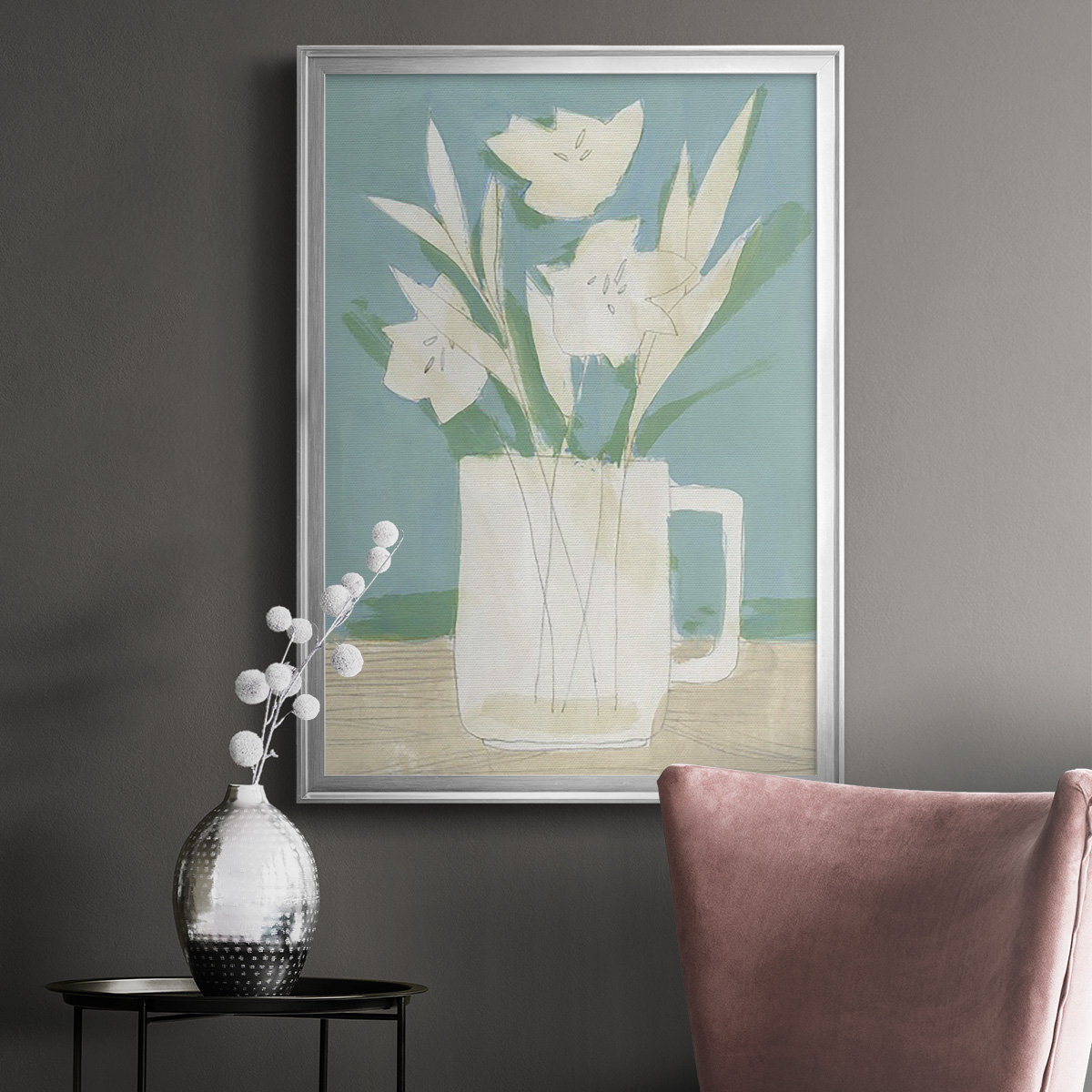 Wexford Home Muted Spring Arrangement III Premium Framed Print - Ready ...