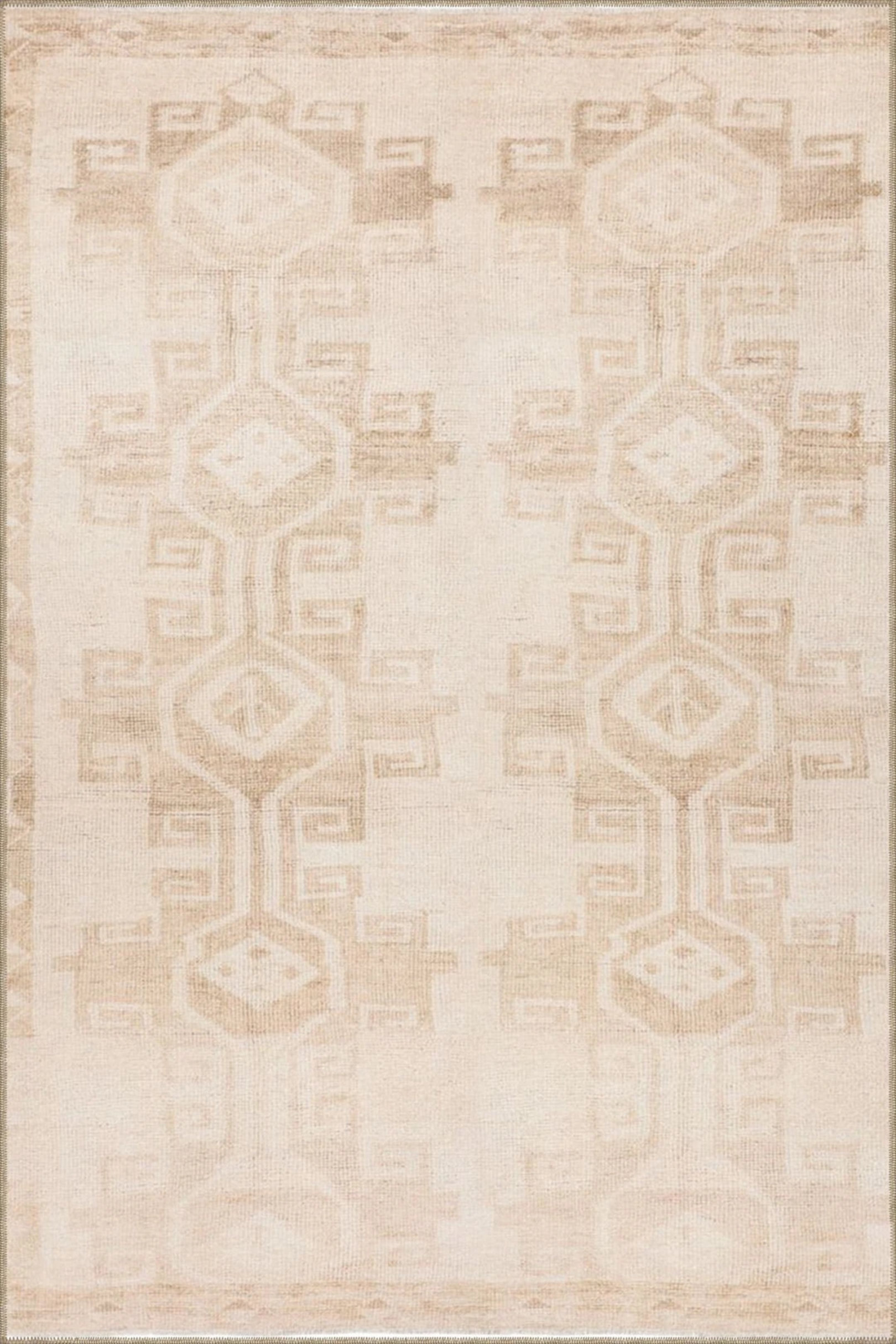 East Urban Home Traditional Geometric Decorative Washable Rug | Wayfair