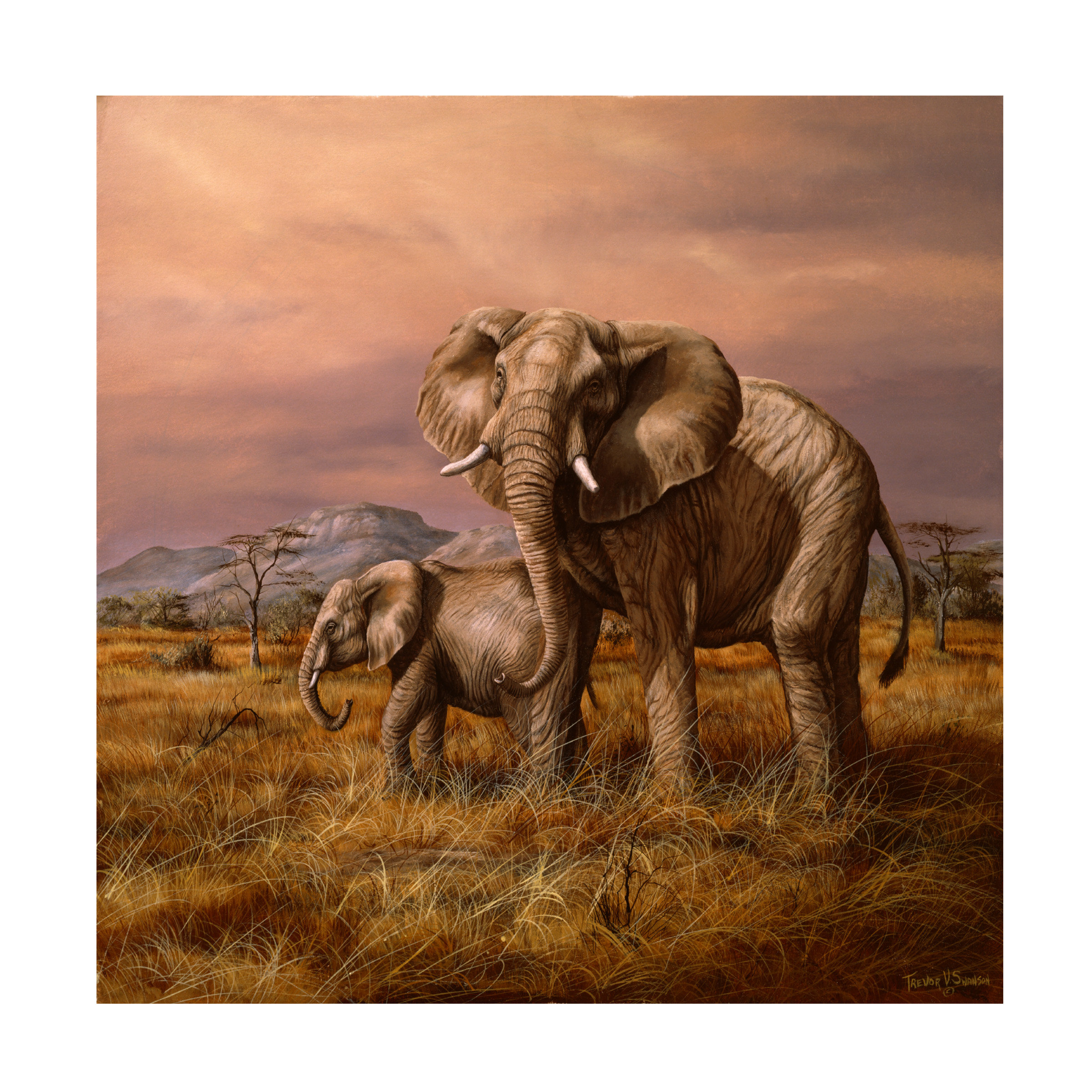 Winston Porter Trevor V. Swanson 'Mother and Child' Canvas Art ...