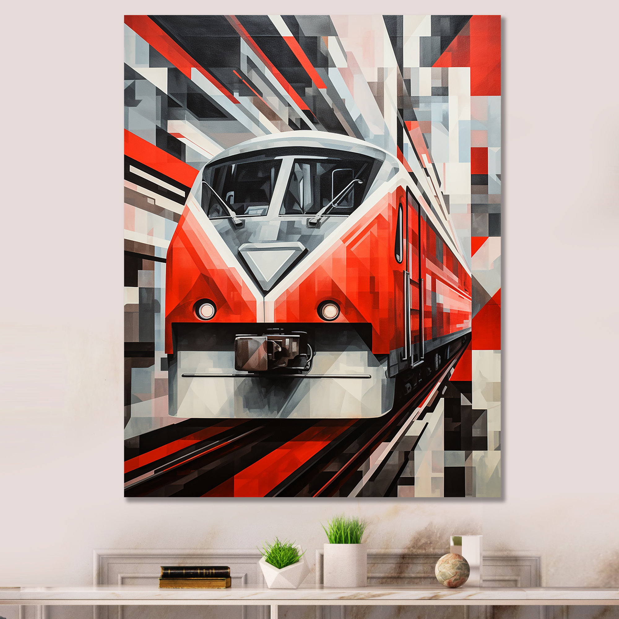 Williston Forge Train Geometric Momentum IV - Print | Wayfair