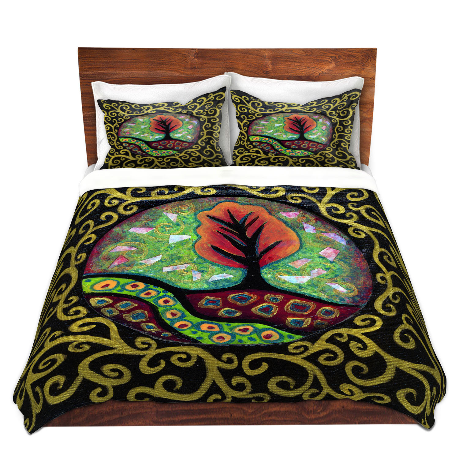 DiaNoche Designs Ram Marie Cheung Tree Duvet Cover Set | Wayfair