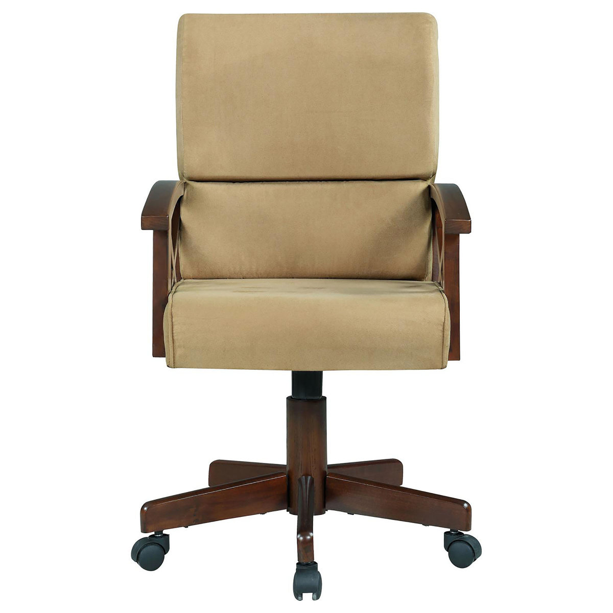 Gracie Oaks Upholstered Game Chair With Casters | Wayfair