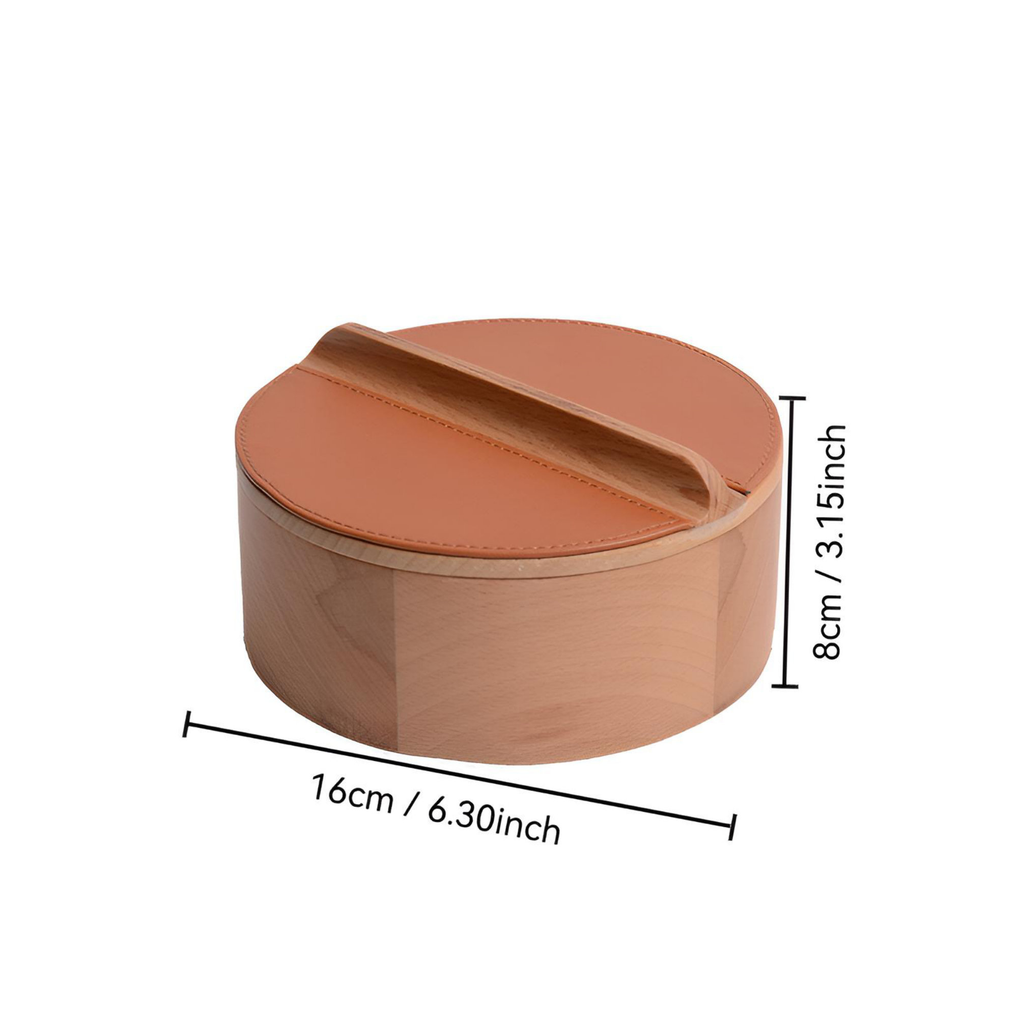 Latitude Run® French Light Luxury · Craftsmanship Exquisite Natural Beech Wood Jewelry Box ...