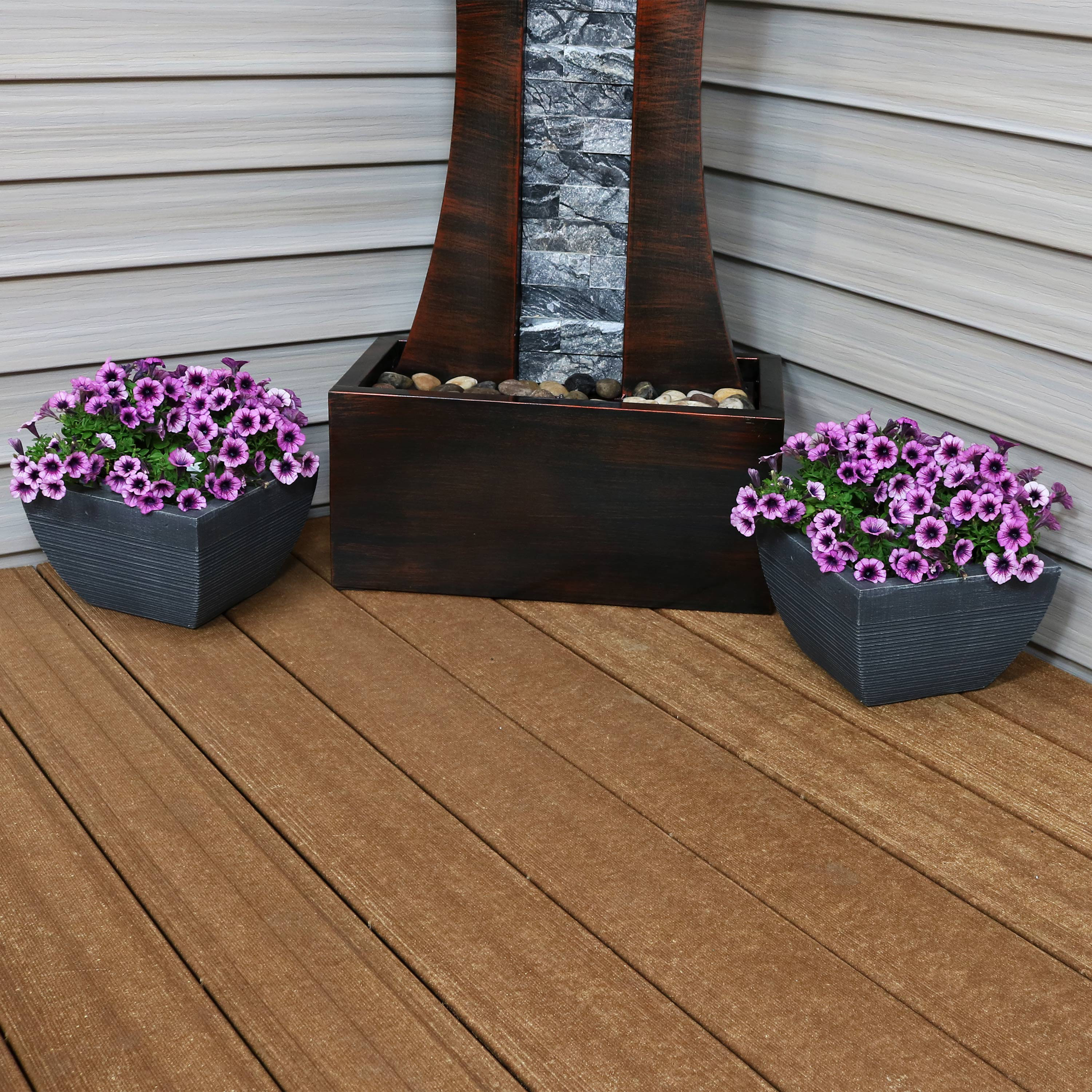 Wrought Studio Cress 2-Piece Fibre Clay Pot Planter Set - Wayfair Canada
