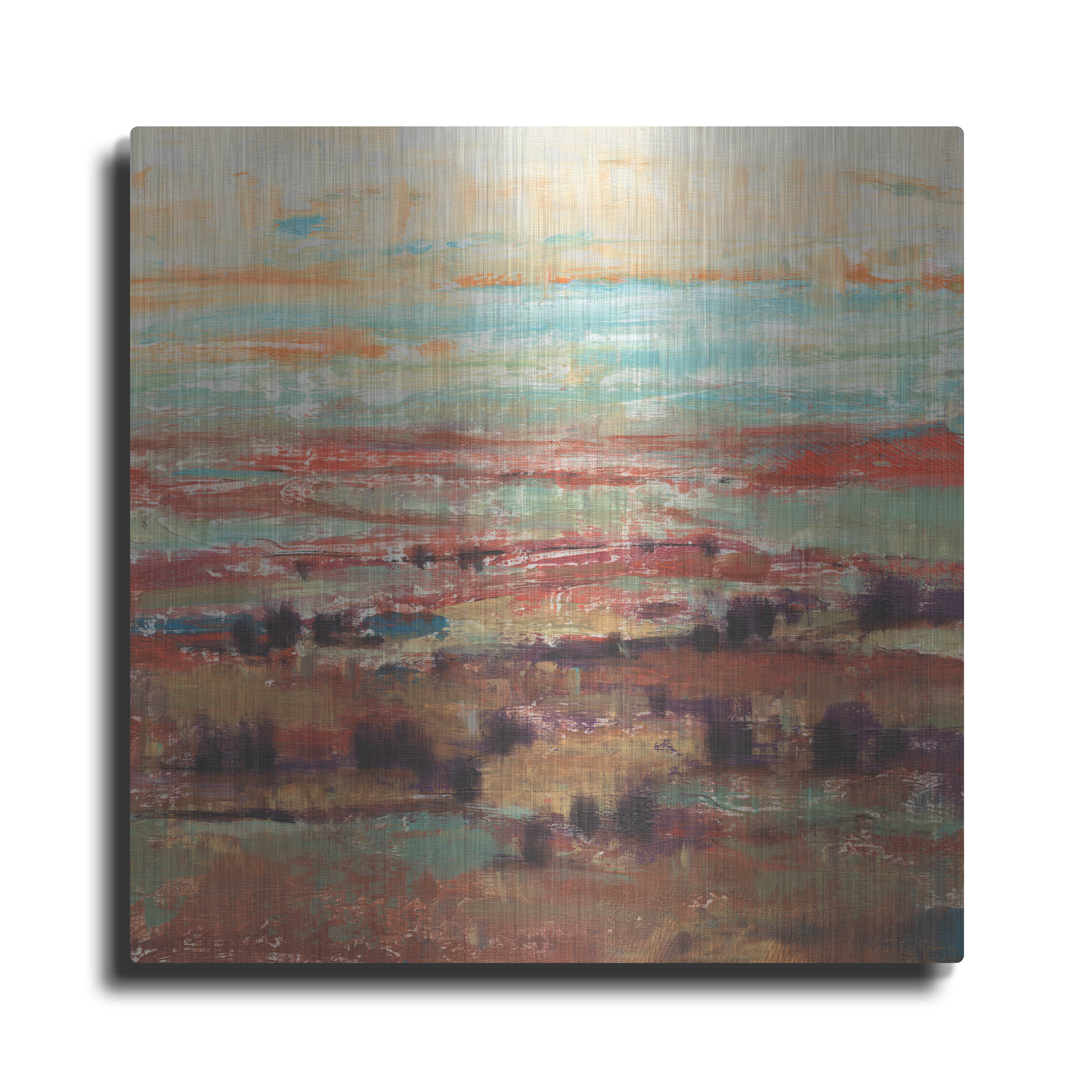Brayden Studio® 'Divided Landscape II' by Tim O'Toole, Metal Wall Art ...