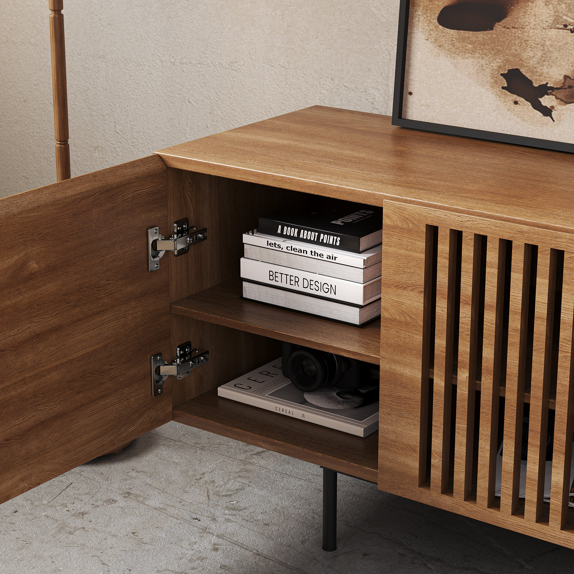 Latitude Run® Ranen 60'' W Storage Credenza | Wayfair