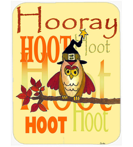 Caroline's Treasures Hooray Hoot Hoot Owl Glass Cutting Board - Wayfair ...