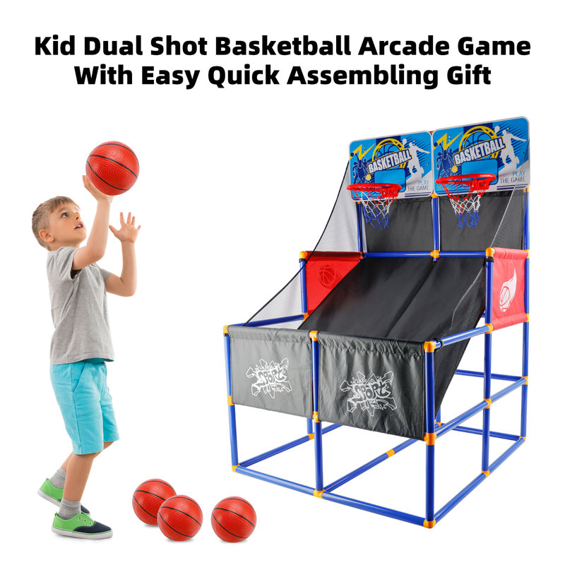 Topteng Arcade Basketball Game with 4 Balls Set | Wayfair