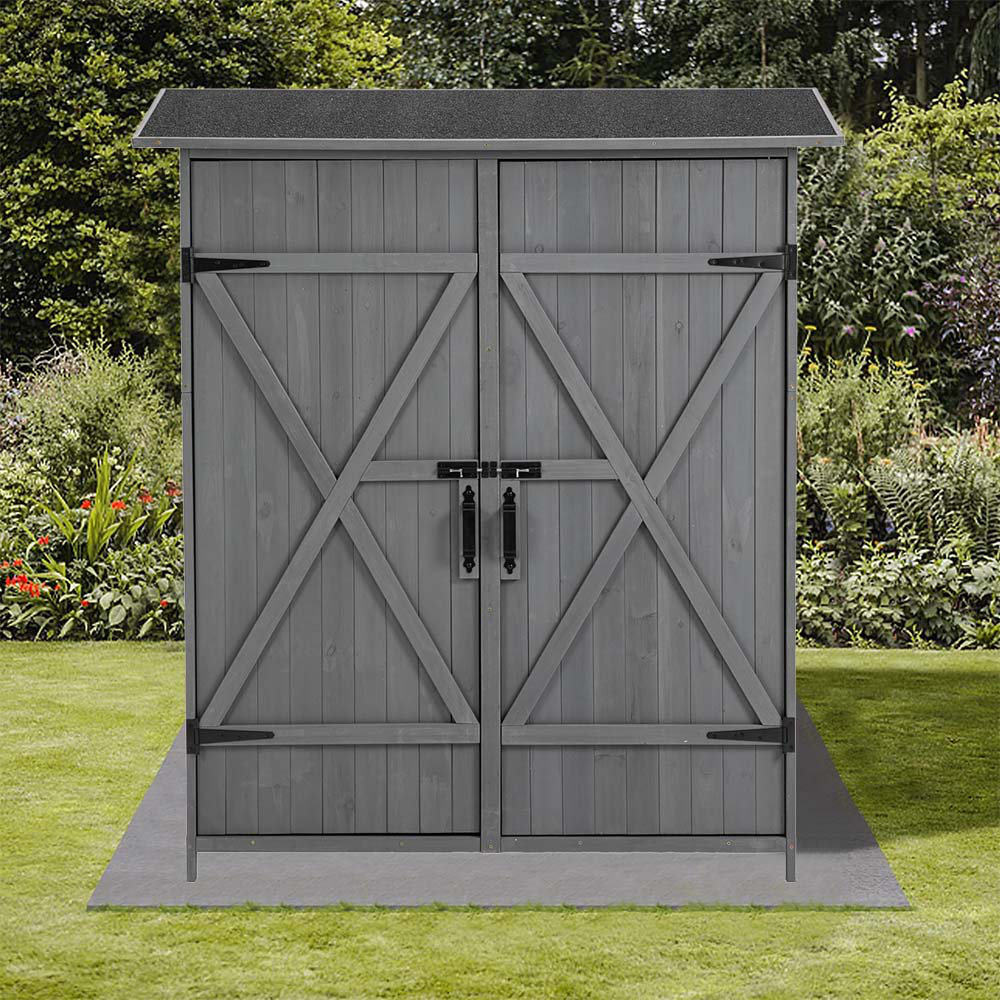 Augensternchen 5 Ft. W X 2 Ft. D Solid Wood Lean-To Tool Shed | Wayfair