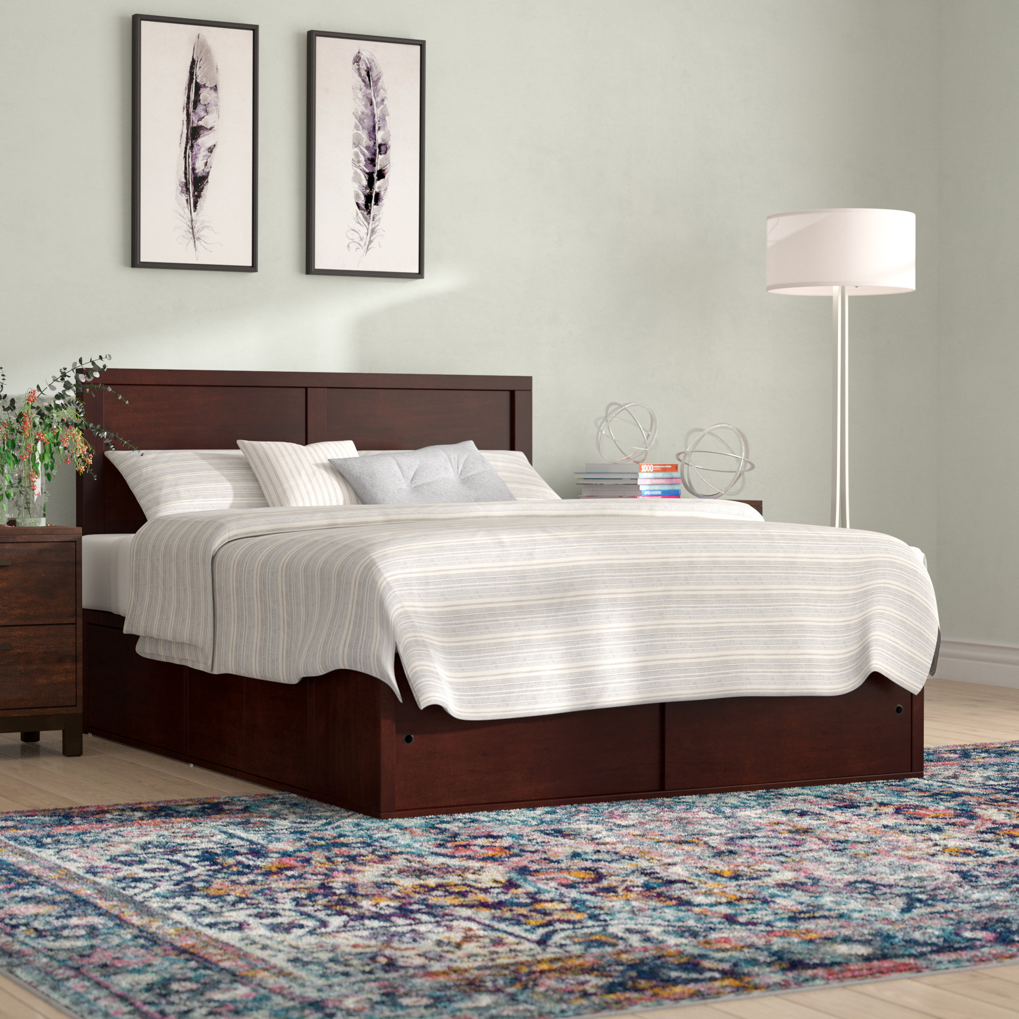 Latitude Run® Erskine Full/Double Storage Platform Bed | Wayfair