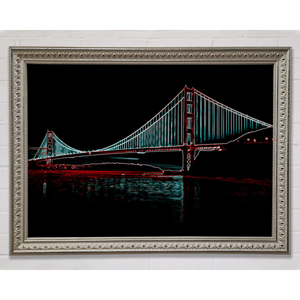 Bright Star Hells Gate Bridge - Single Picture Frame Art Prints ...
