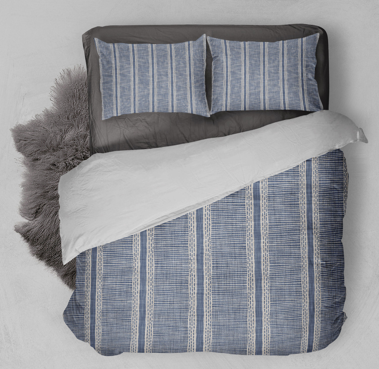 HeartBeat Studios Storm Sherpa Comforter Set | Wayfair