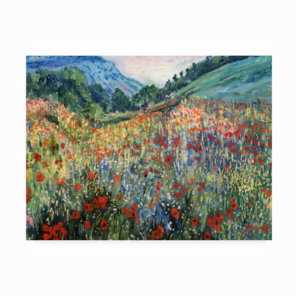 Lark Manor™ Jago Field Of Wild Flowers Outdoor Wall Decor | Wayfair