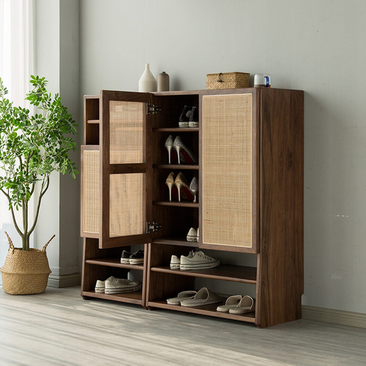 GLIDAS 44.09 Beige;Dark Brown Wood Walnut Solid Wood;Solid ...