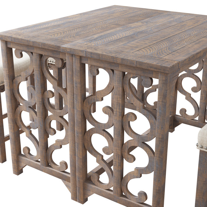 August Grove® Adysen 3 - Piece Extendable Dining Set | Wayfair