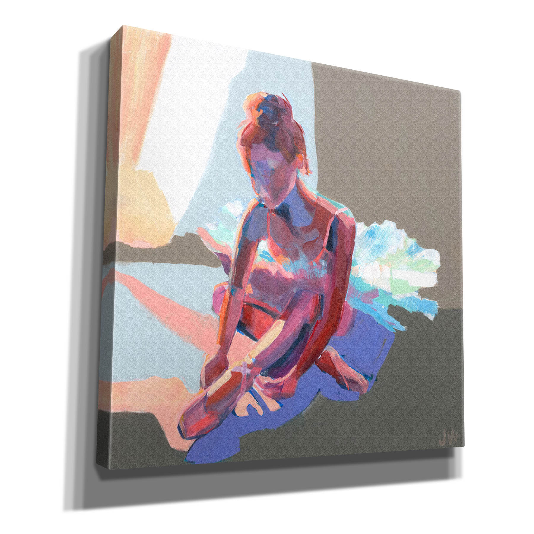 Red Barrel Studio® 'Ballerina Sitting' by Jenny Westenhofer, Canvas ...