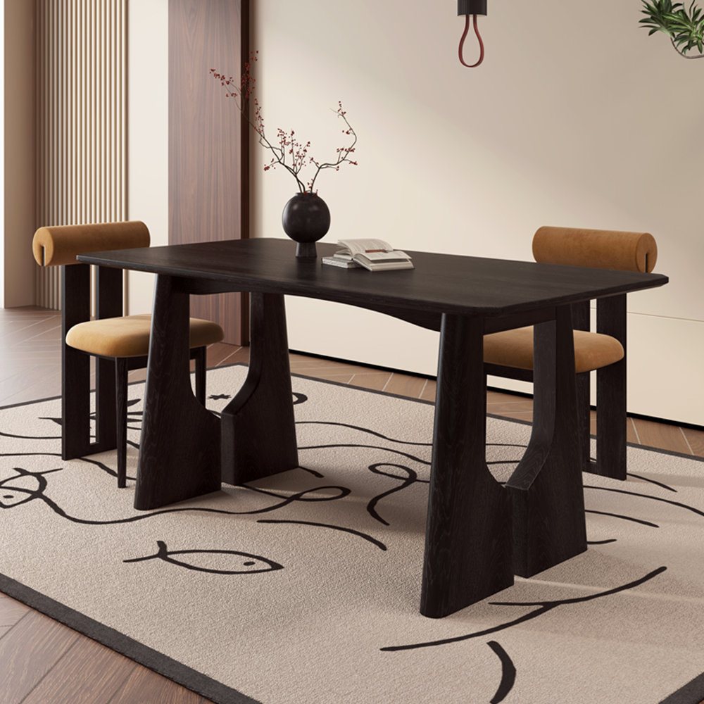 Animoe D Furniture All-Solid Wood Minimalist Dining Set - Wayfair Canada