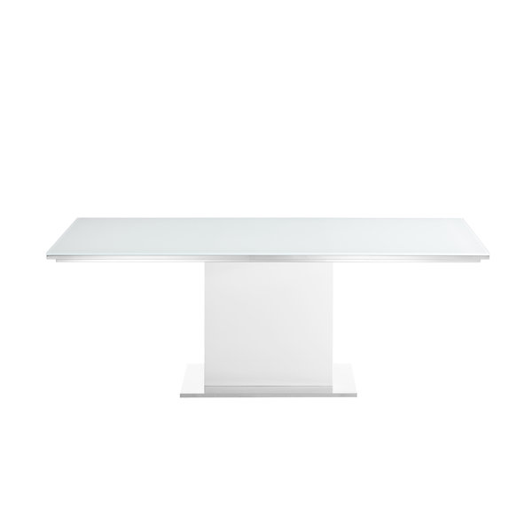 Hokku Designs Bianca Dining Table With White Base And White Top. | Wayfair