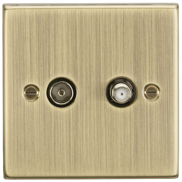 Knightsbridge TV & SAT TV Outlet (isolated) - Square Edge | Wayfair.co.uk