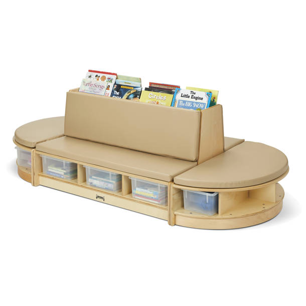 Jonti-Craft® 6 Compartment Manufactured Wood Book Display & Reviews ...