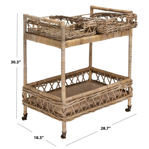 Rosecliff Heights Sephina Bar Cart & Reviews | Wayfair