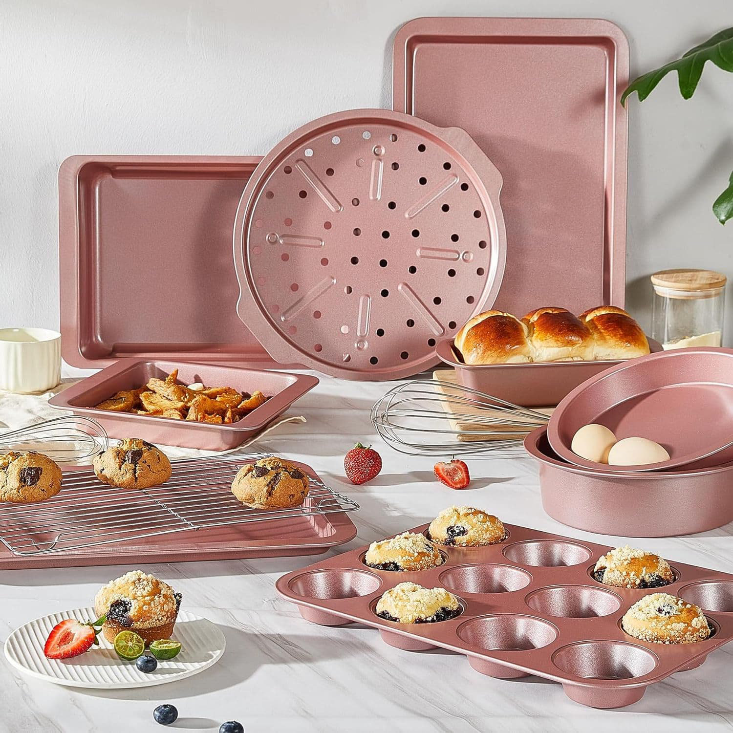 BOPWAY Nonstick Bakeware Sets with Baking Pans | Wayfair